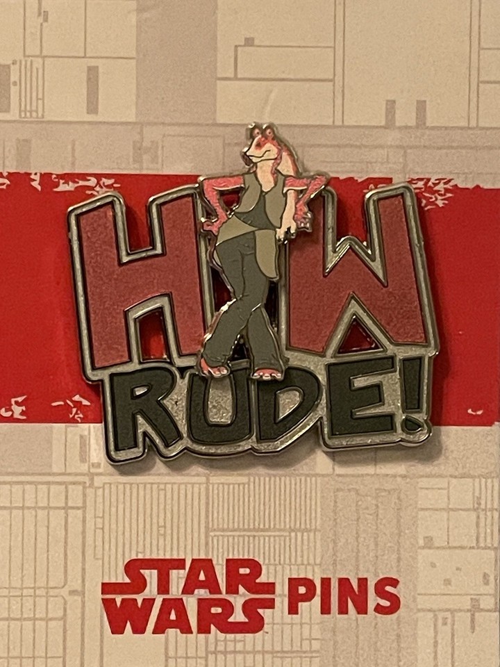 NEW Walt Disney Parks Star Wars Quote Episode I Jar Jar Binks "How Rude ...