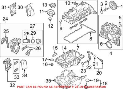 Genuine OEM Engine Oil Filter Housing Gasket Set for BMW 11428580680 | eBay