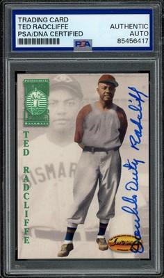 1994 Ted Williams Co. TED DOUBLE DUTY RADCLIFFE signed card autograph ...