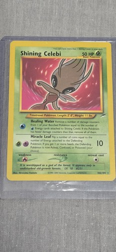 Pokemon Card - Shining Celebi Neo Destiny 106/105 - Triple Star Rare ...