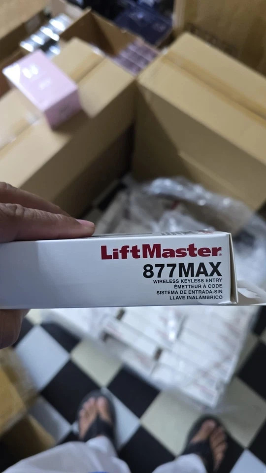 LiftMaster 877MAX Garage Door Opener Keypad Remote Keyless Entry ...