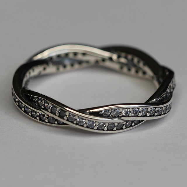 Authentic Pandora Ring 190892CZ Twist Of Fate Size 58 (8.5) Box ...