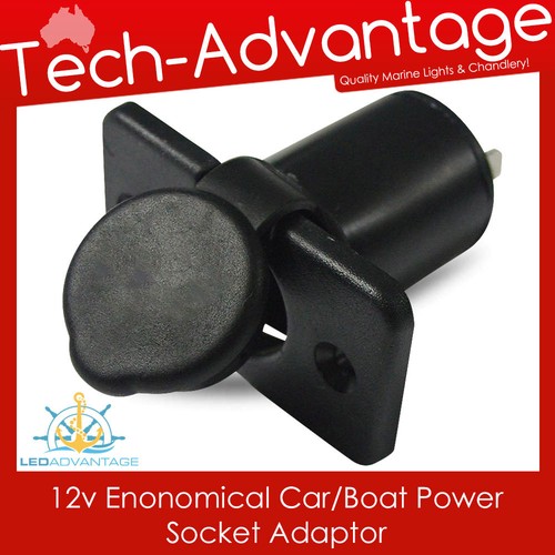 12V WATERPROOF CIGARETTE POWER CHARGING SOCKET - BOAT/MARINE/4X4/BOAT ...
