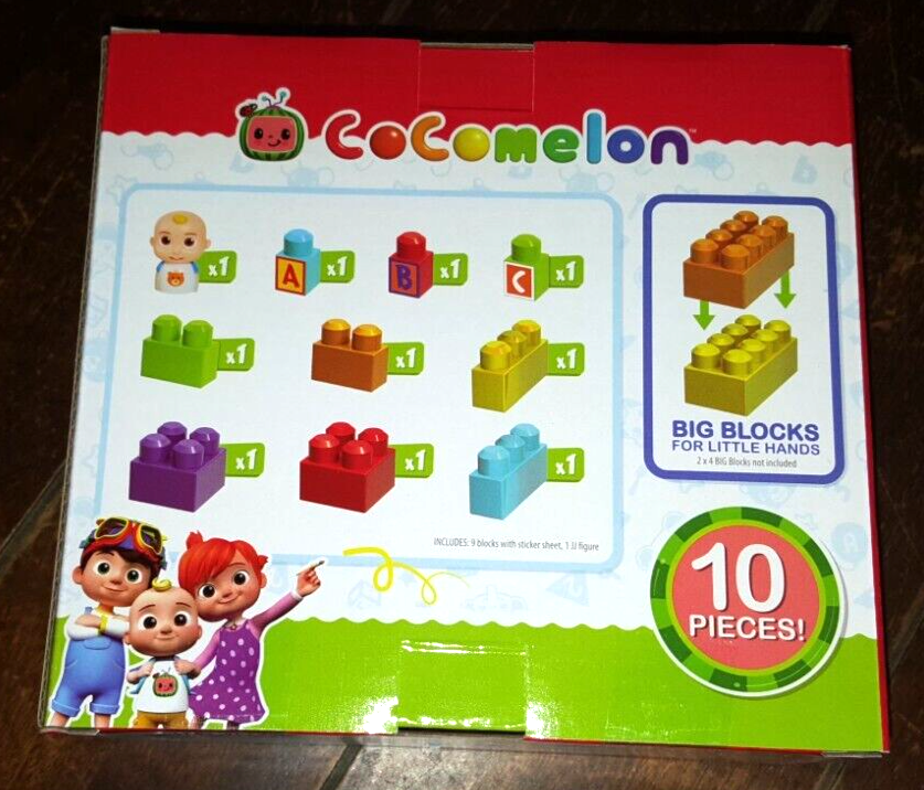 Cocomelon 10pc JJ Block Set with JJ Figure Included! (2021, Just Play ...