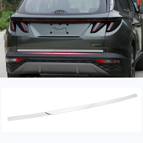 1P For Hyundai Tucson 2022-2023 Steel Rear Trunk Lid Gate Edge Strip ...
