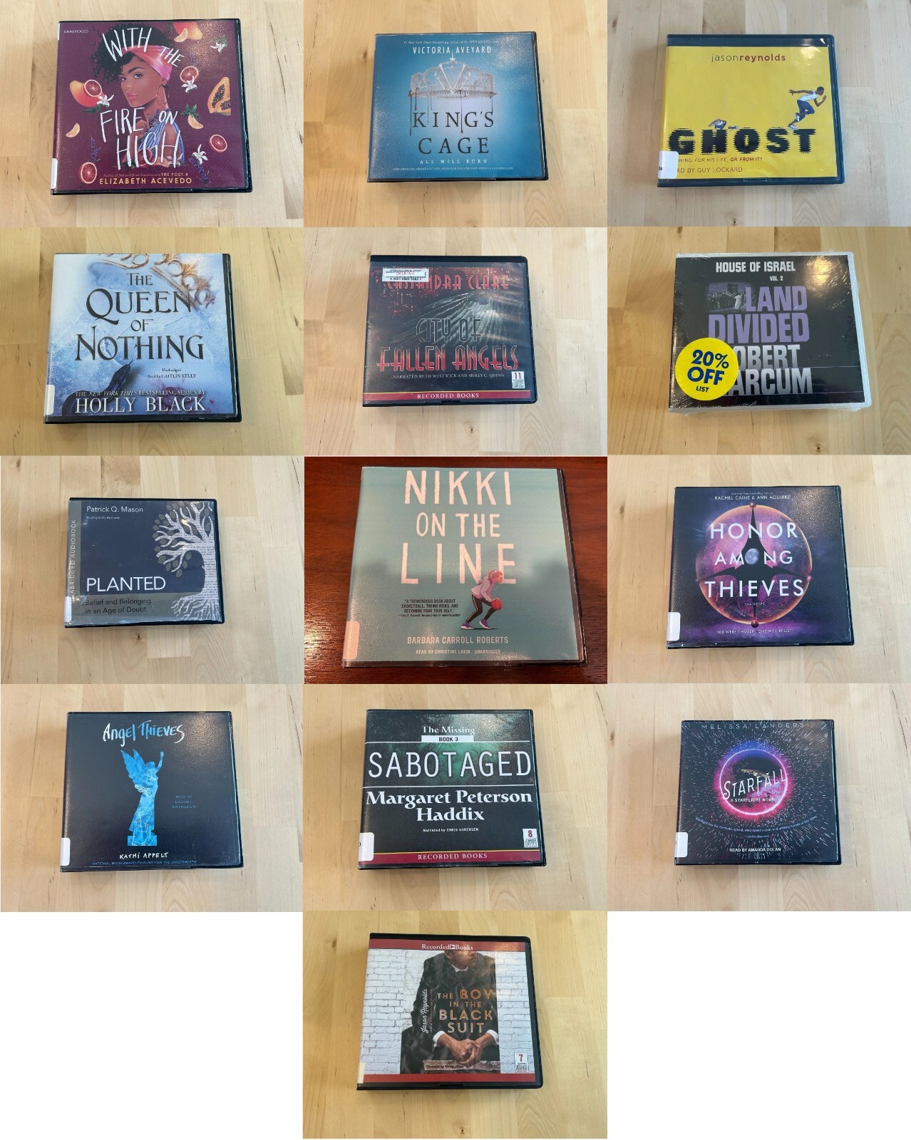 HUGE Lot of 13 Audio Books On CDs Drama Mystery Romance Novels Murder ...