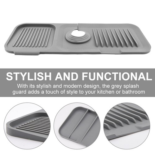 With Penguin Scraper Sink Mat Draining Kitchen Anti Splash Soap ...