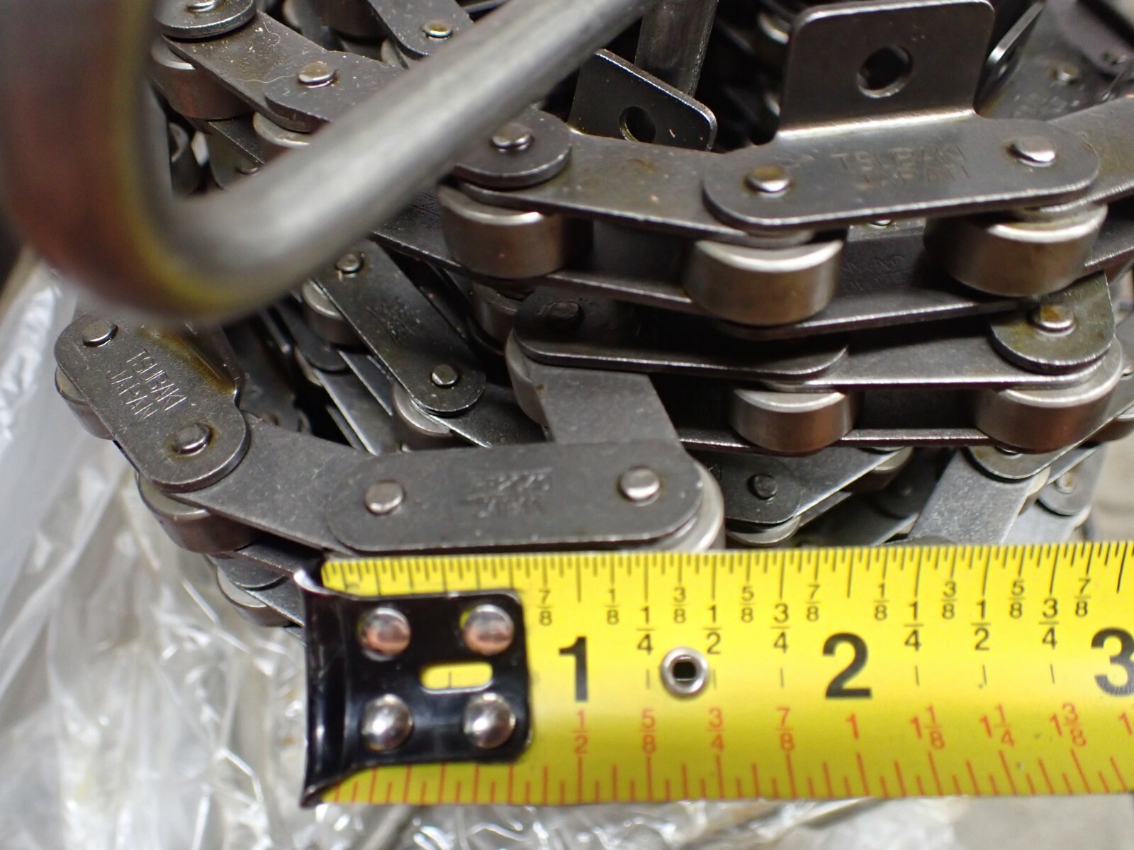 TSUBAKI UST C2042 RIV 4LA1 203TAB Roller Chain 40Ft RF2040 New Old ...