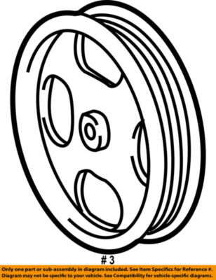 44311-60090 Toyota Pulley, vane pump 4431160090, New Genuine OEM Part ...