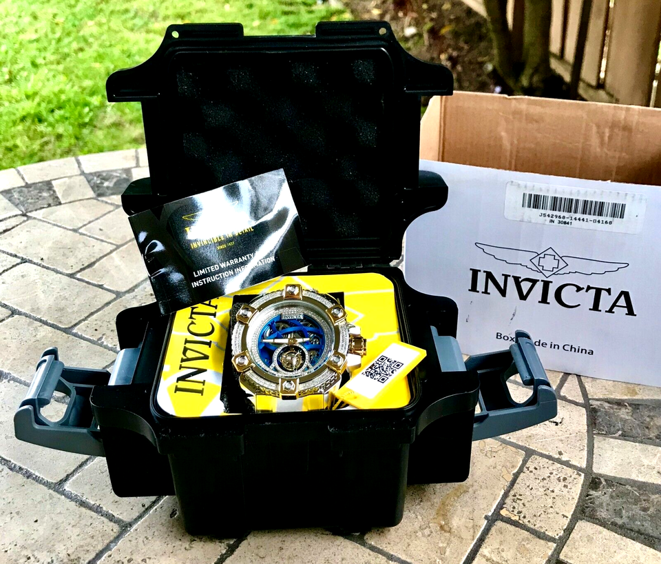 Invicta New 30842 Grand Octane Men's Automatic Tourbillon 1.60ctw ...