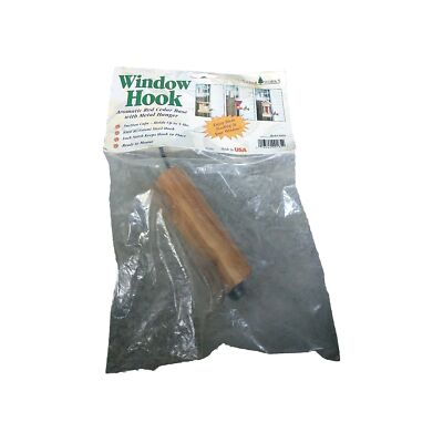 Cedar Works - Bird Feeder Window Hook - Red Cedar Base/Metal Hanger | eBay