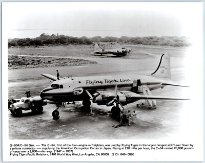 Q-504/C-54 - Flying Tigers, cargo planes (1970s) - Vintage photo | eBay