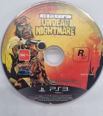Red Dead Redemption Undead Nightmare PS3 Playstation 3 Game - Disc Only ...