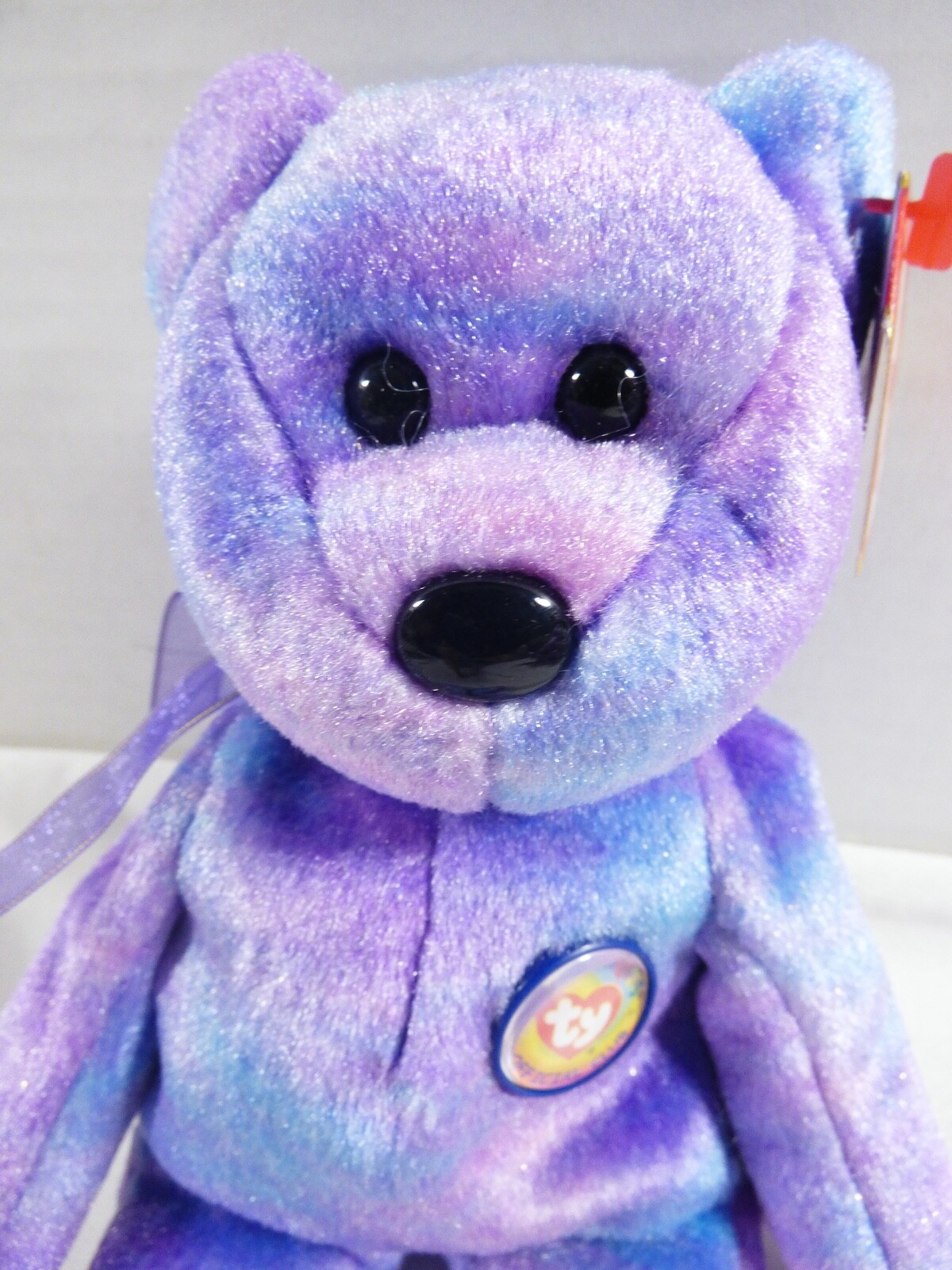 2001 TY Beanie Baby original collection Clubby IV Bear P.E. Pellets ...