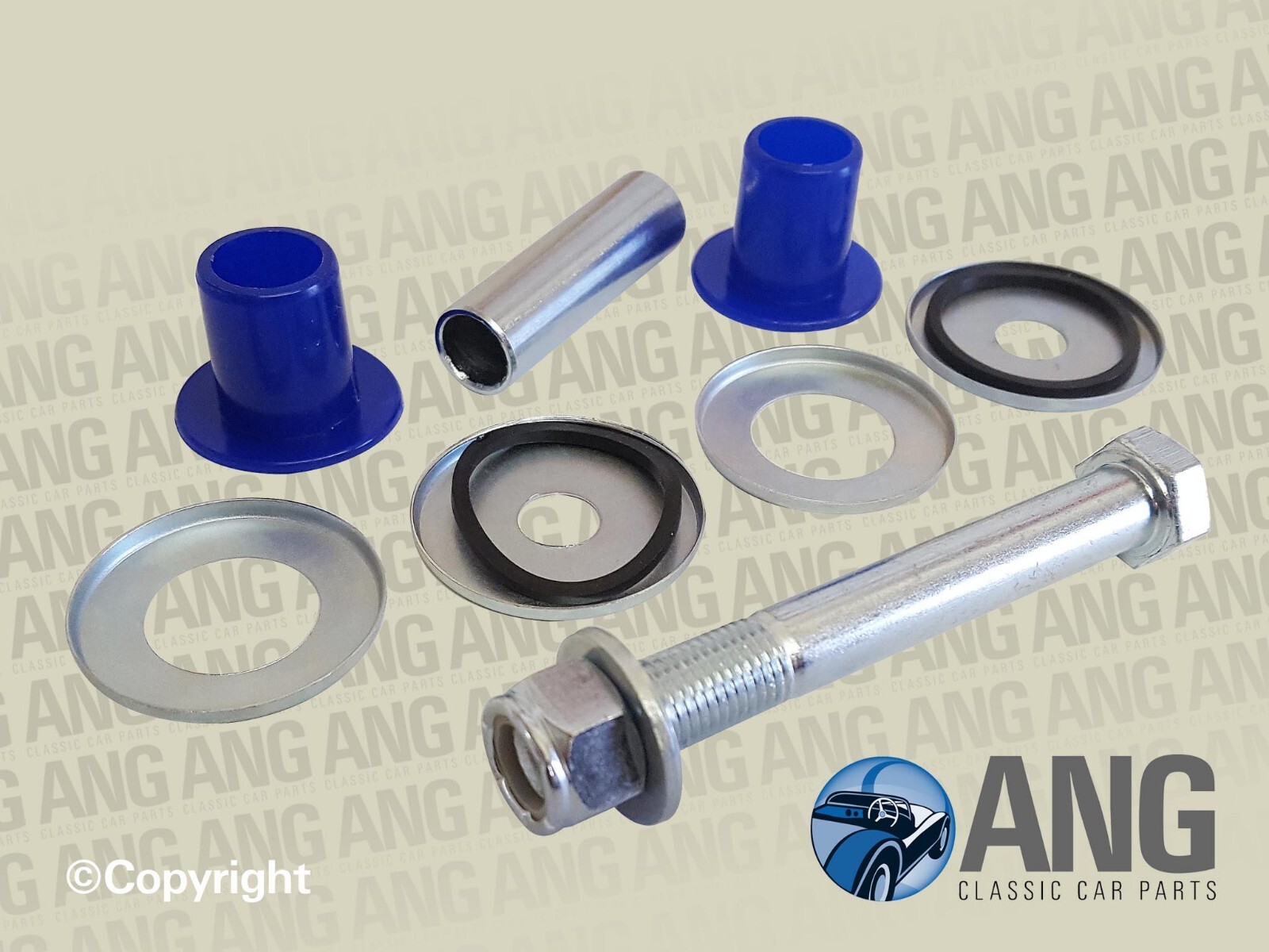 TRIUMPH SPITFIRE, GT6, HERALD, VITESSE REAR HUB TRUNNION BUSH & BOLT ...