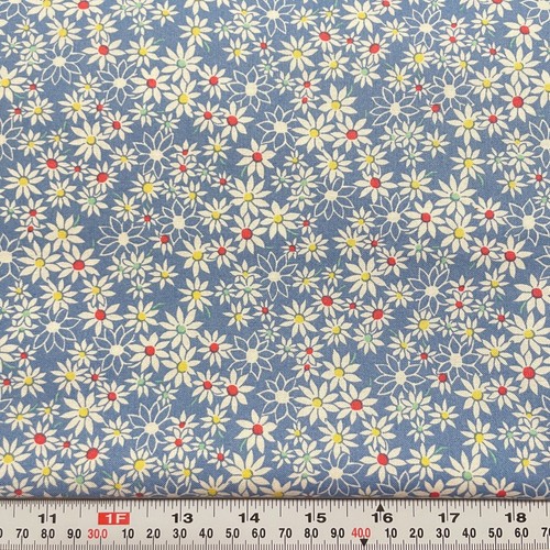 Pampered Pooch Chloe's Closet Moda Florals Blue Cotton Fabric by the ...