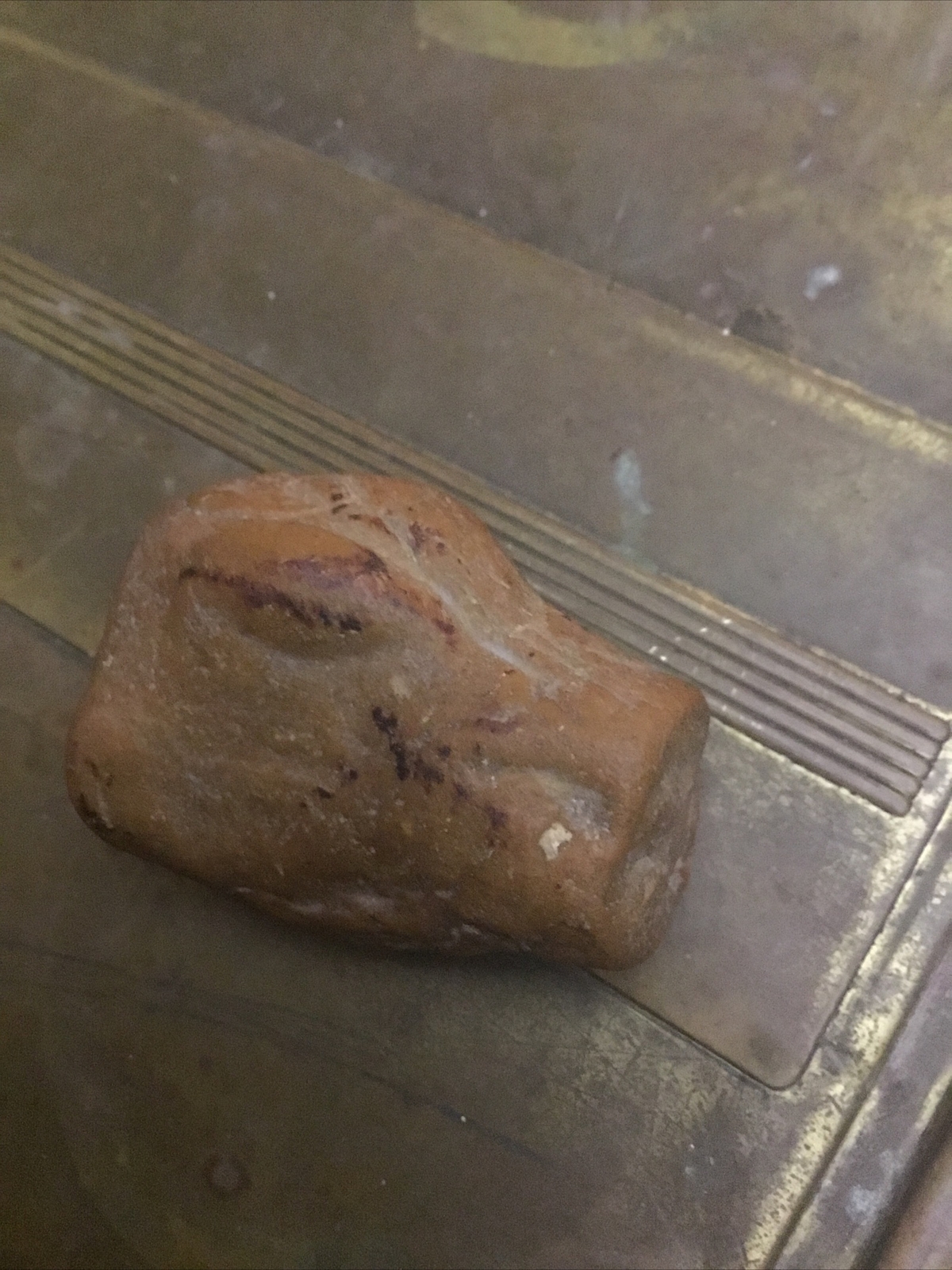 Native American Archaic Effigy Stone Animal Head Artifact | eBay