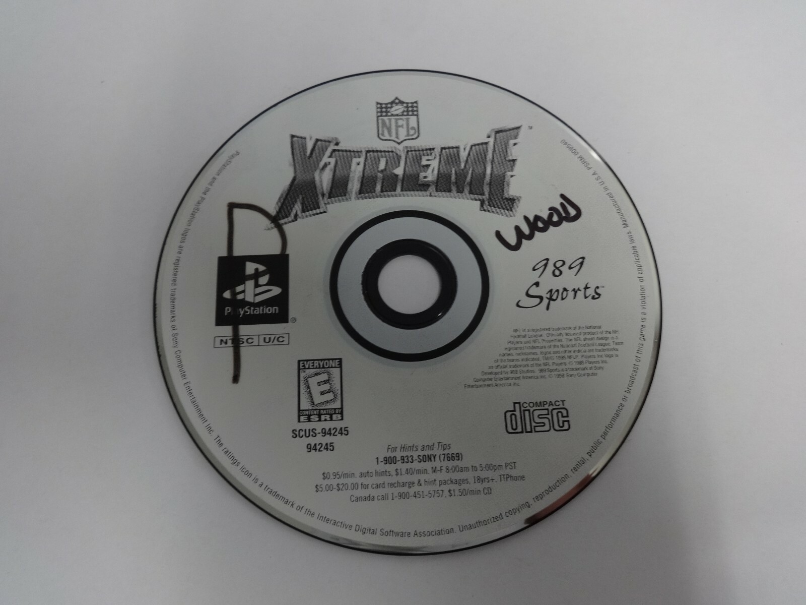 NFL Xtreme Sony Playstation One PS1 PSX Game Disc Only Free Ship | eBay