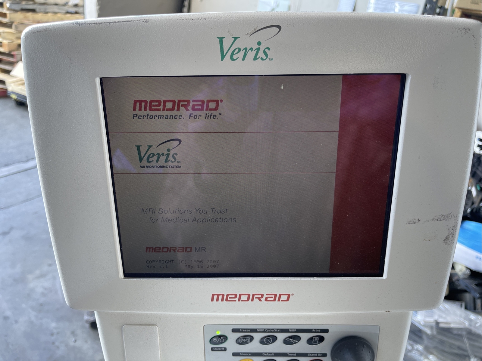 Medrad Veris Model 8600 Vital Signs MR Monitor Only | eBay