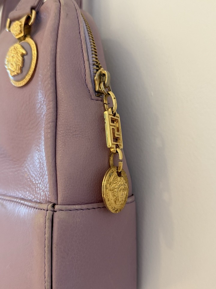 VINTAGE GIANNI VERSACE BAG LILAC | eBay