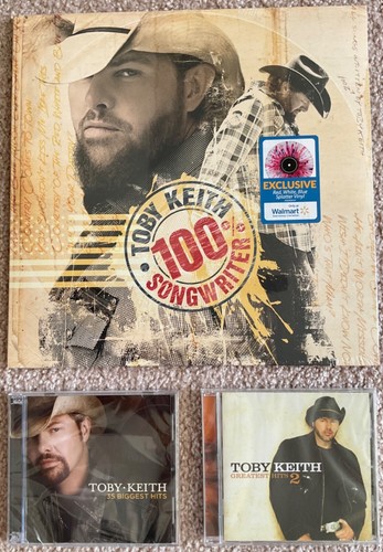 TOBY KEITH-Lot 100% Songwriter Walmart Exclusive Vinyl & BOTH Greatest ...