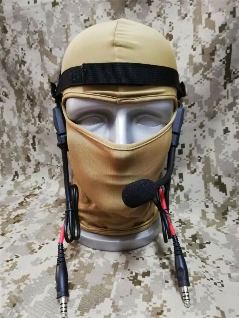 TCA MH180V Military Bone Conduction Tactical Headset Atlantic Signal US ...