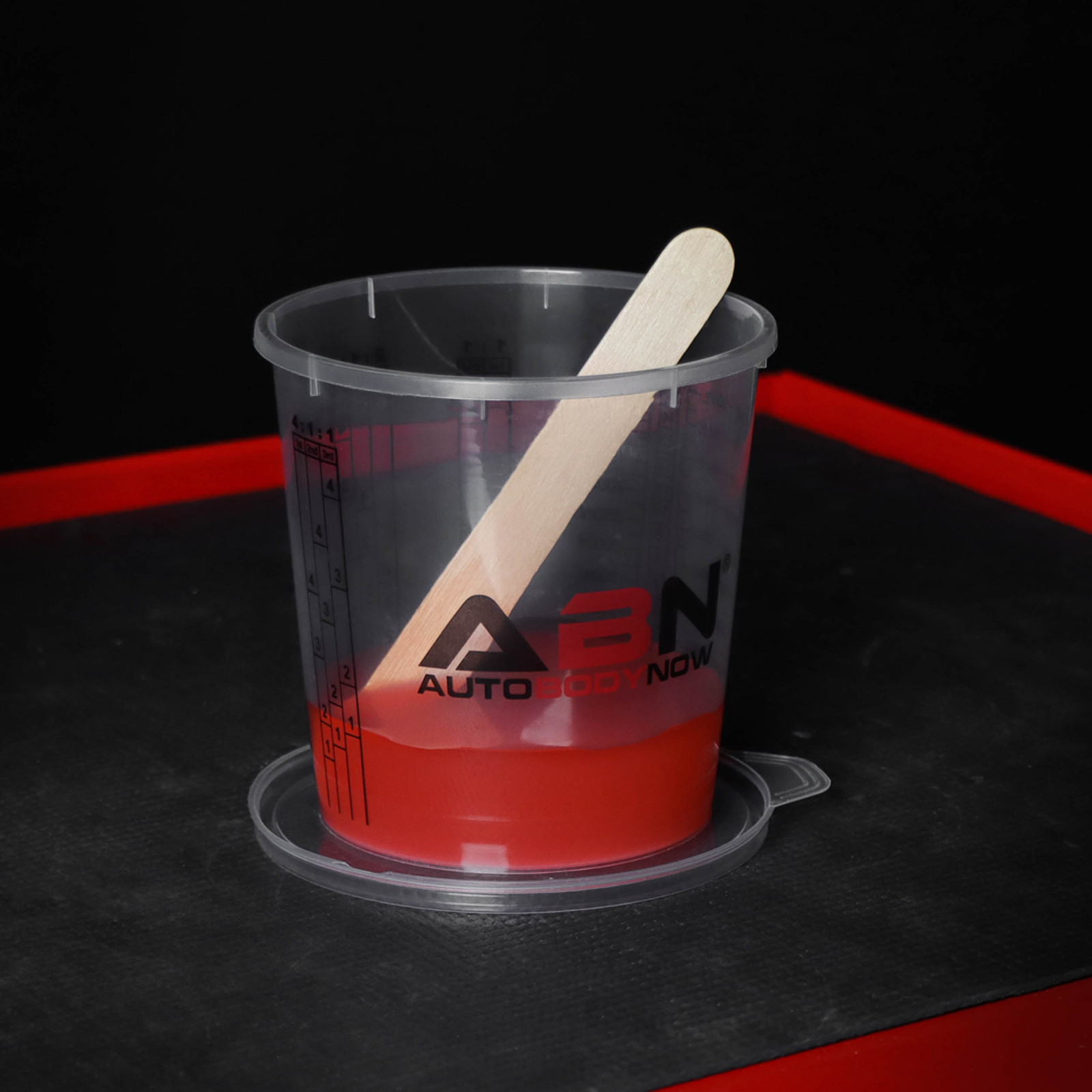 ABN Resin Supplies Paint Mixing Cup - 100pk 10oz Auto Paint Mix Cup ...