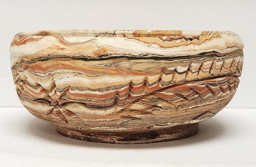 Hand Made Painted Comanche Native American Pottery Texas Planter Bowl ...