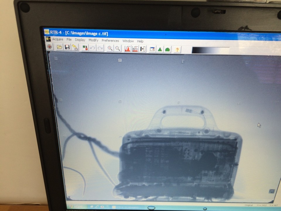 SAIC RTR4 Portable Digital X-Ray Wired Imaging System Laptop PC Image ...