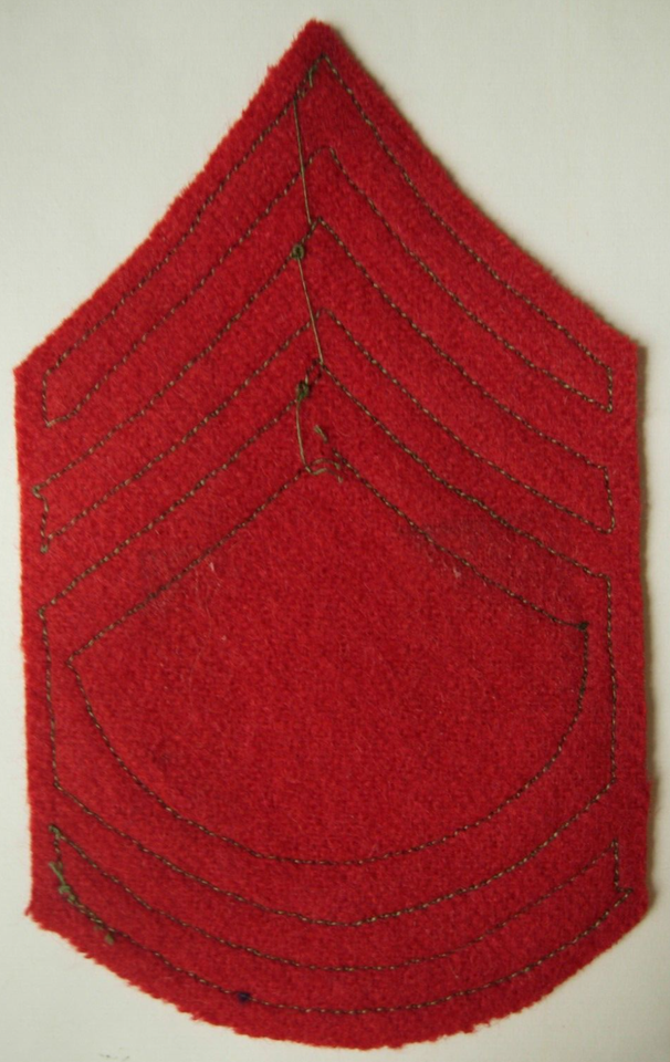Pre War US Marine Corps Gunnery Sergeant Shoulder Rank Patch - USMC XB ...