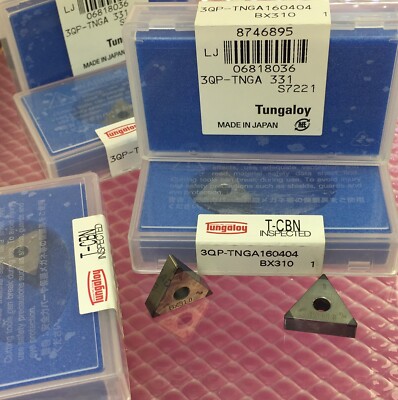 1pc TUNGALOY 3QP - TNGA 160404 T-CBN Tipped Carbide Insert BX310🎯Machinist | eBay