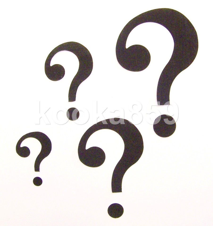 RIDDLER Costume QUESTION MARK SYMBOL Multi Size patches Batman Joker ...