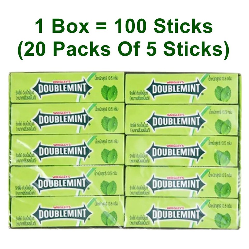Chewing Gum Wrigley's Spearmint, Double Mint, Juicy Fruit, Blueberry ...