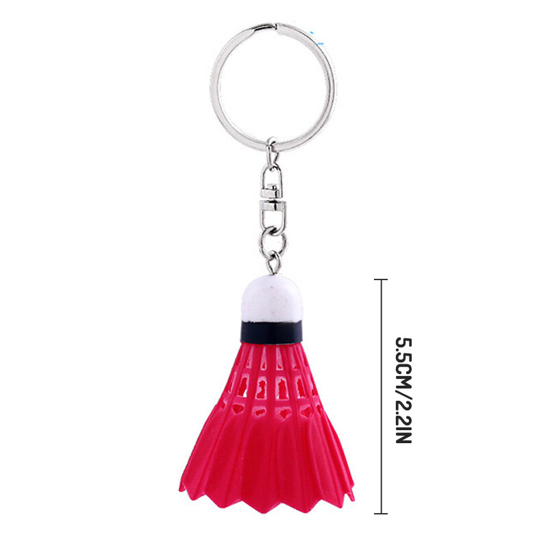 5Pcs Mini Badminton Keychain Sport Pendant Car Keyring Backpack Charms ...