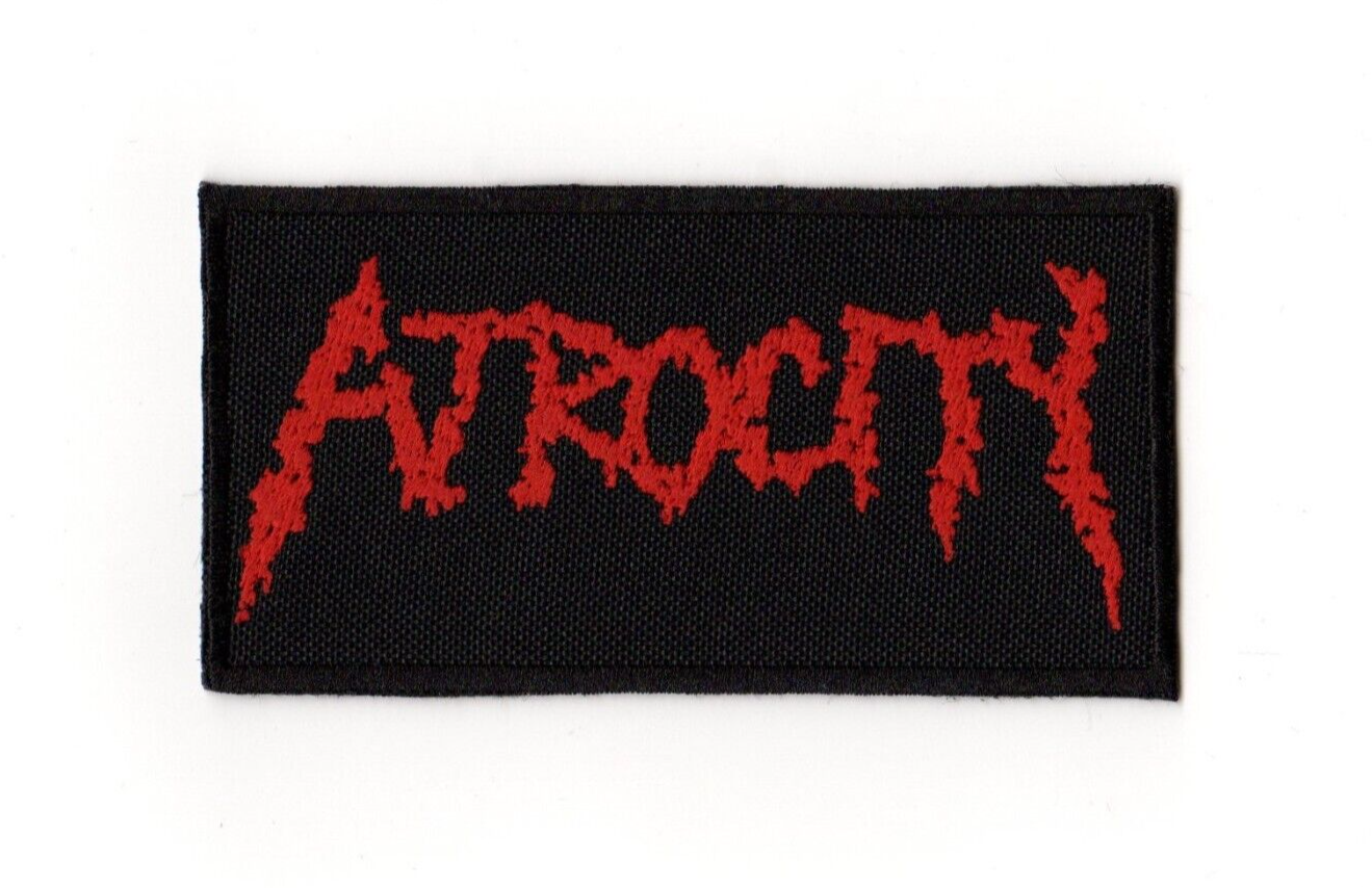 Atrocity Embroidered Sew-on Patch | American Death Metal Grindcore Band ...