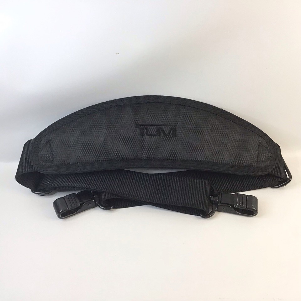 Tumi Replacement Padded Shoulder Strap Black Nylon Adjustable Swivel ...