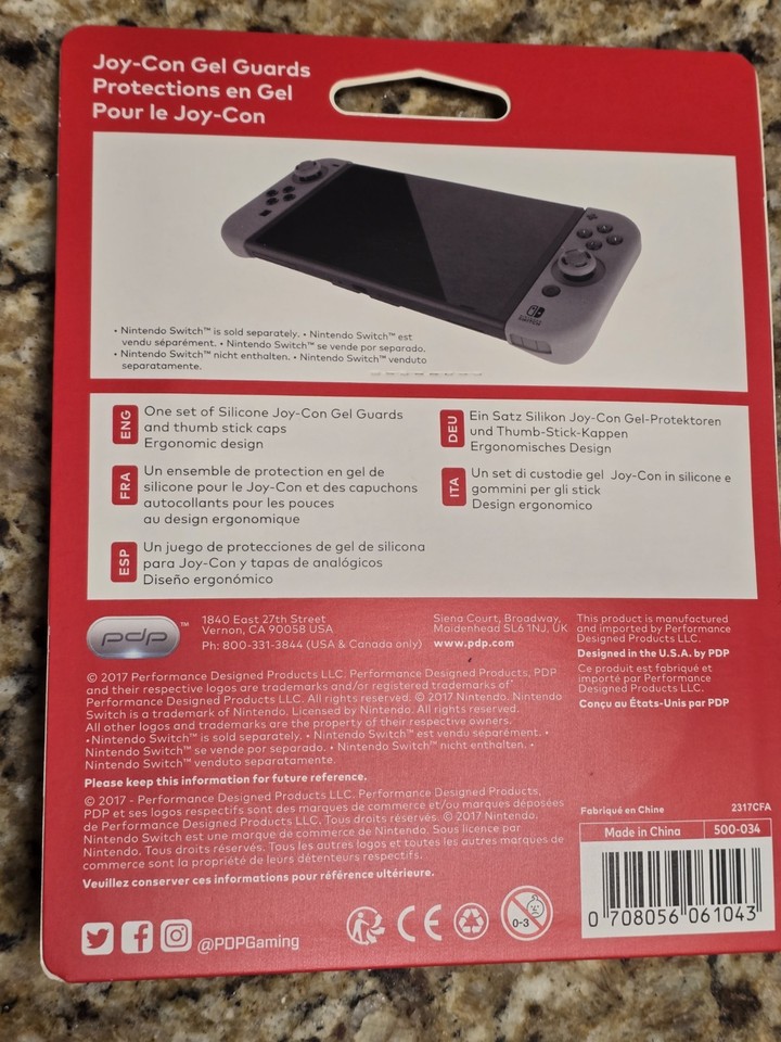 Nintendo Switch JOY CON GEL Guards GREY No Slip Gaming Accessory NEW | eBay