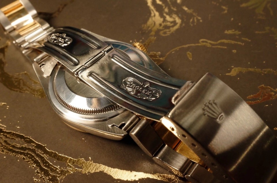 2001 Rolex Datejust 36 16203 2 Tone Steel & Gold 36mm Box & Papers | eBay