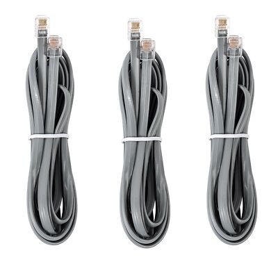 RJ12 Cable Cord RJ12 6P6C Male to Male Straight Wired for Both Data and ...