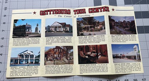 Vintage Gettysburg Tour Center Pamphlet | eBay