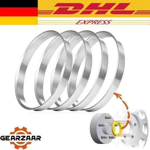 4 Zentrierringe Ø74,1 auf Ø72,6 Aluminium Zentrierring Für BMW Felgen ...