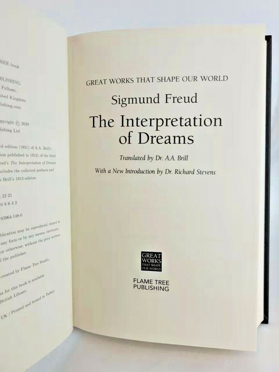 Sigmund Freud Interpretation Of Dreams The Interpretation Of Dreams Is