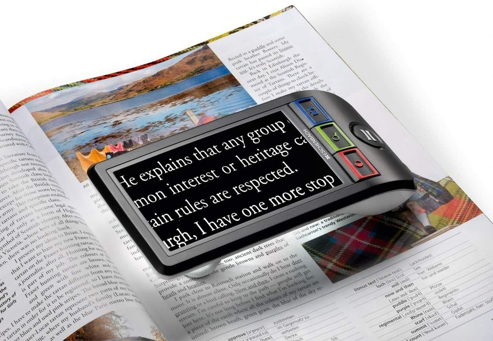 Eschenbach SmartLux Digital Portable Magnifier Handheld HD Video ...