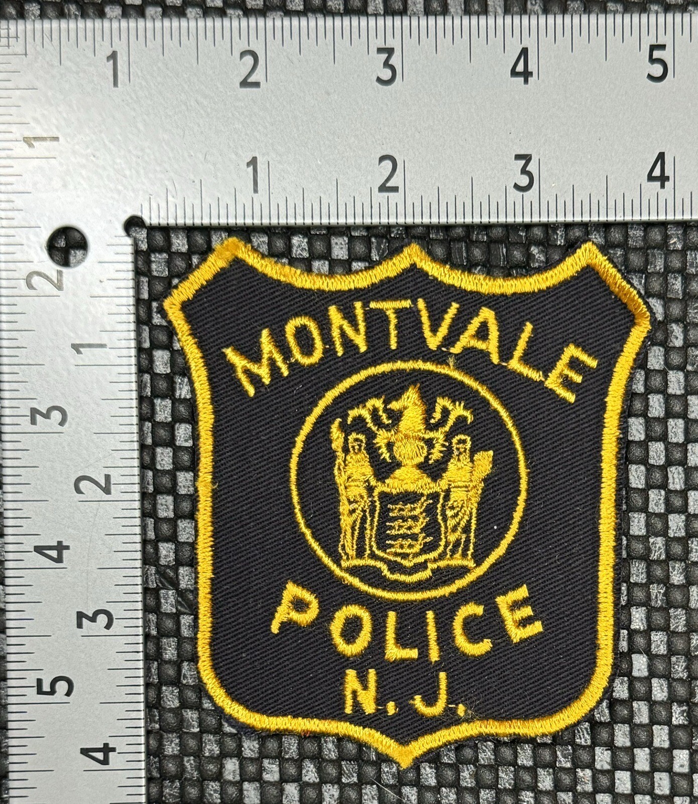Vintage MONTVALE New Jersey Police Shoulder Patch | eBay