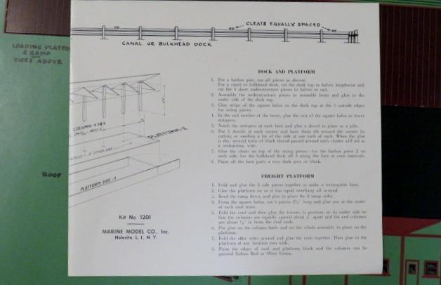 Marine Model Co 1948 - DOCK Kit - Marine Equipment for HO Scale #1201 ...