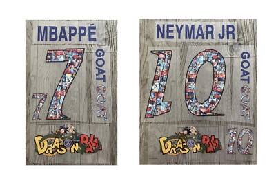 Japan Team DRAGON BALL SPECIAL NANE SET:NEYMAR JR/MBAPPE patch | eBay