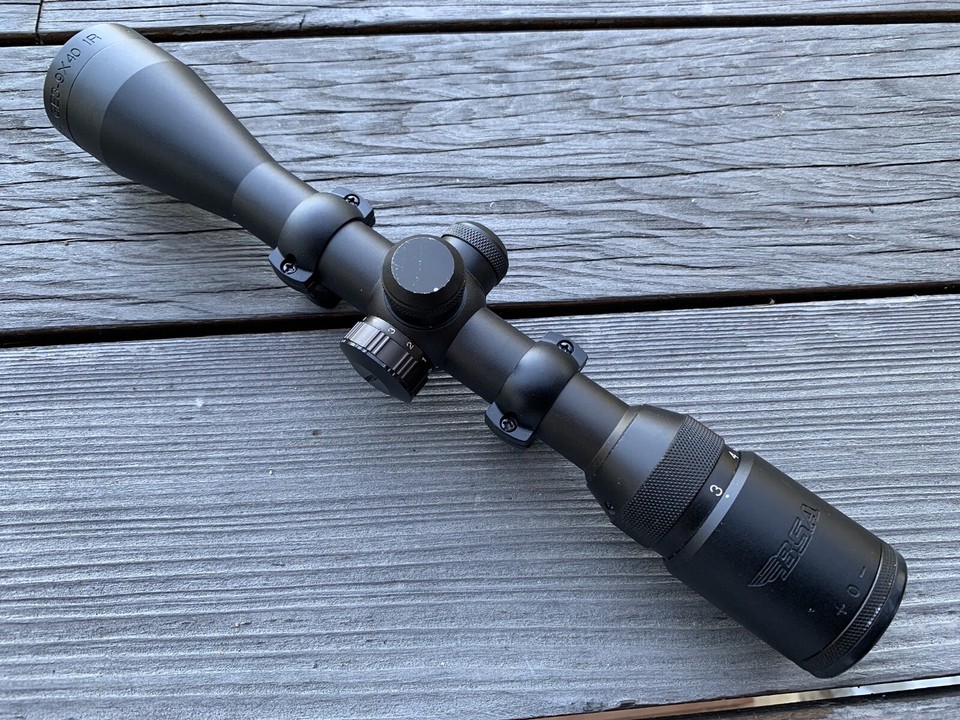 BSA Optics GE 3-9 IR x 40mm Huntsman Rifle Scope w/ Rings | eBay