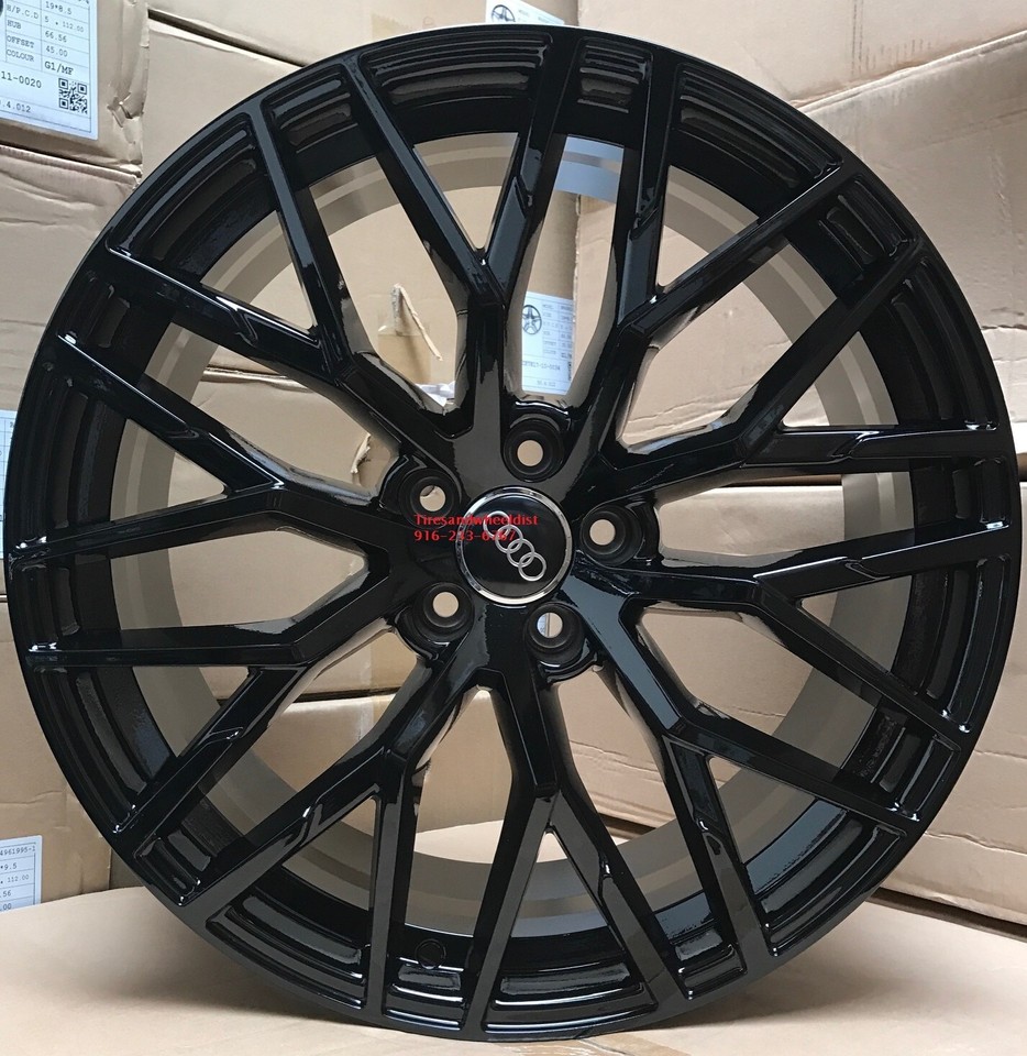 20'' inch Gloss Black Rims fit Audi Q7 Q5 E-Tron A7 A8 Atlas S7 Q8 SQ5 ...