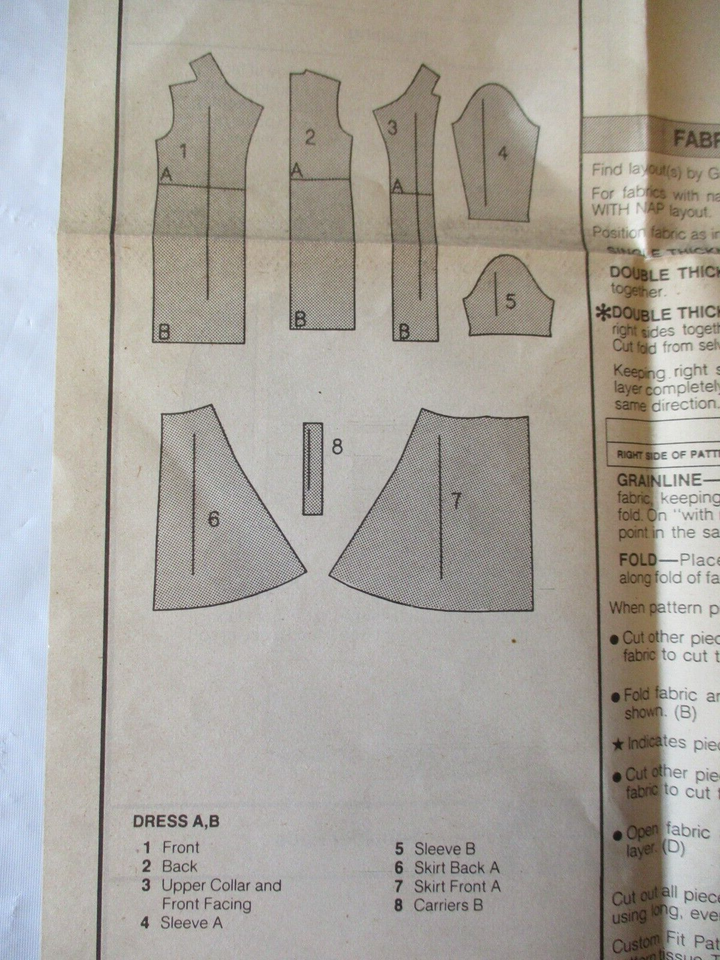 Butterick Fast & Easy Pattern 3894 Miss Size 20-22-24 Dress Wrap or ...