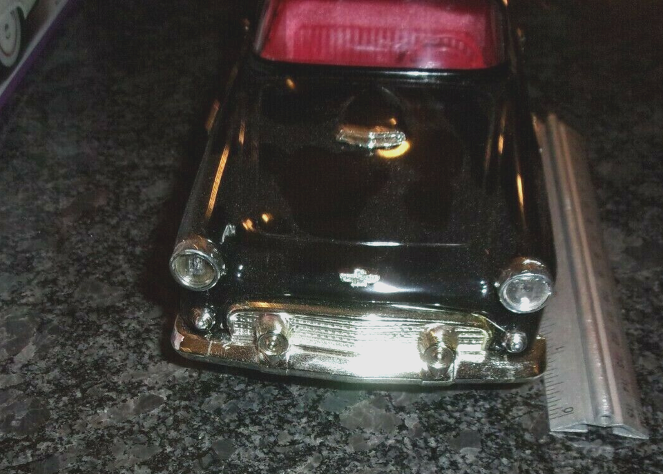 1955 FORD THUNDERBIRD - TIN/METAL FRICTION TOY - ORIGINAL BOX ...